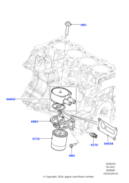 LR096524 - Land Rover Filter - Oil | Jaguar Land Rover Classic Parts