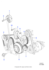 JDE38472 - Jaguar Crankshaft pulley | Jaguar Land Rover Classic Parts
