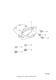 C2P26223 - Jaguar Bonnet hinge | Jaguar Land Rover Classic Parts