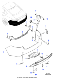T2H14778 - Jaguar Valance closing panel | Jaguar Land Rover Classic Parts