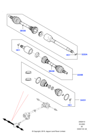 LR133085 - Land Rover Shaft And CV-Joint | Jaguar Land Rover Classic Parts