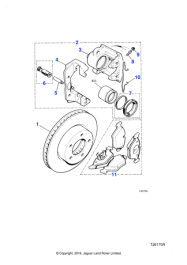 JLM21917 - Jaguar Brake pad kit | Jaguar Land Rover Classic Parts