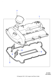 C2S48786 - Jaguar Camshaft cover | Jaguar Land Rover Classic Parts
