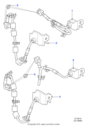 C2Z10377 - Jaguar Flexible hose | Jaguar Land Rover Classic Parts