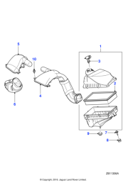 C2D19537 - Jaguar Air flow sensor | Jaguar Land Rover Classic Parts