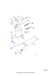 C2C7359 - Jaguar Heated oxygen sensor | Jaguar Land Rover Classic Parts