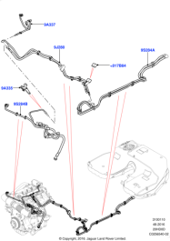 LR057631 - Land Rover Tube - Fuel Supply And Vapour | Jaguar Land Rover ...