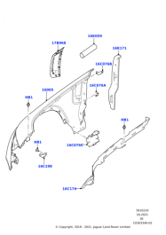 LR131595 - Land Rover Bracket - Fender Mounting | Jaguar Land Rover ...