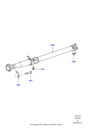 LR050890 - Land Rover Shaft - Drive | Jaguar Land Rover Classic Parts