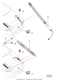 T4N3164 - Jaguar Trunk lid gas strut | Jaguar Land Rover Classic Parts