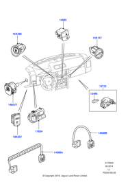 LR050802 - Land Rover Switch - Ignition | Jaguar Land Rover Classic Parts