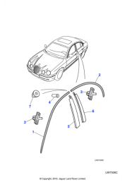 XR826786 - Jaguar Clip | Jaguar Land Rover Classic Parts