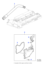 XR858490 - Jaguar Oil separator | Jaguar Land Rover Classic Parts