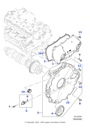 JDE38617 - Jaguar Timing cover gasket | Jaguar Land Rover Classic Parts