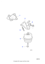 C2C31215 - Jaguar Engine mounting | Jaguar Land Rover Classic Parts