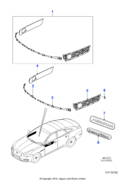 C2D10041 - Jaguar Clip | Jaguar Land Rover Classic Parts