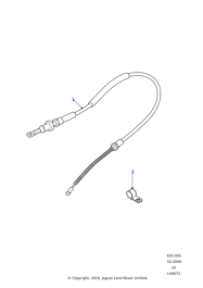 SPB500200 - Land Rover Cable assembly handbrake | Jaguar Land Rover ...