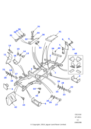 RTC3354 - Land Rover Kit-fixings-cross member | Jaguar Land Rover ...