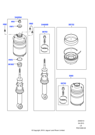 LR038096 - Land Rover Damper | Jaguar Land Rover Classic Parts