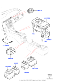 LR037611 - Land Rover Switch - Ignition | Jaguar Land Rover Classic Parts