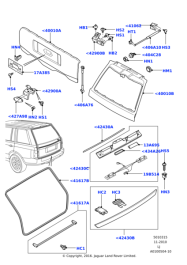 BHE760020 - Land Rover Lift - Gas | Jaguar Land Rover Classic Parts