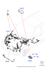 LR087050 - Land Rover Wire | Jaguar Land Rover Classic Parts