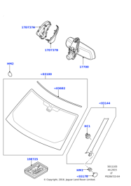 LR048338 - Land Rover Moulding | Jaguar Land Rover Classic Parts
