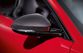 Carbon Fibre Mirror Cover, Right Side | Jaguar Land Rover Classic Parts