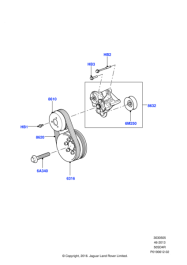 LR012663 - Land Rover Belt | Jaguar Land Rover Classic Parts