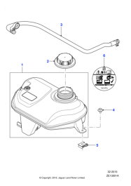 C2Z11668 - Jaguar Expansion tank | Jaguar Land Rover Classic Parts
