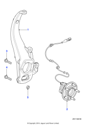 C2D38989 - Jaguar Hub and bearing | Jaguar Land Rover Classic Parts