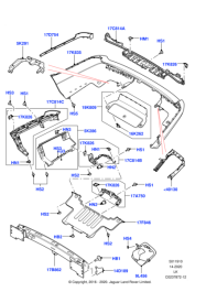 LR037923 - Land Rover Bracket - Bumper Mounting | Jaguar Land Rover ...
