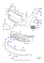 T2R2828 - Jaguar Grille beam | Jaguar Land Rover Classic Parts