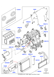 LR131069 - Land Rover Core - Heater | Jaguar Land Rover Classic Parts