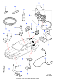 C2D16581 - Jaguar Height sensor | Jaguar Land Rover Classic Parts