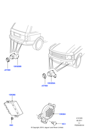 LR006482 - Land Rover Speaker - Parking Control Aid | Jaguar Land Rover ...