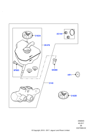 LR126060 - Land Rover Master Cylinder | Jaguar Land Rover Classic Parts