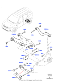 LR068166 - Land Rover Arm - Rear Suspension | Jaguar Land Rover Classic ...