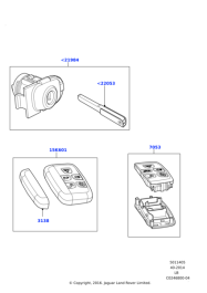 LR078922 - Land Rover KIT - KEY FOB COVER | Jaguar Land Rover Classic Parts