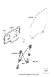 LR083210 - Land Rover Regulator - Window | Jaguar Land Rover Classic Parts