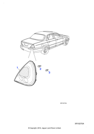 C2C33544 - Jaguar Lamp cluster | Jaguar Land Rover Classic Parts
