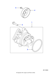 JDE38893 - Jaguar Water pump | Jaguar Land Rover Classic Parts