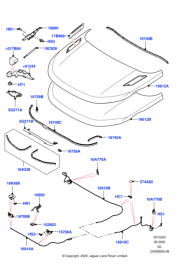 LR135031 - Land Rover Lever - Bonnet Release | Jaguar Land Rover ...