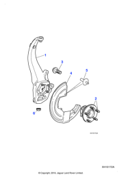 C2D38988 - Jaguar Hub and bearing | Jaguar Land Rover Classic Parts