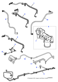 XR852059 - Jaguar Purge hose | Jaguar Land Rover Classic Parts