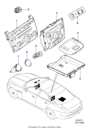 C2D4509 - Jaguar Switchpack | Jaguar Land Rover Classic Parts