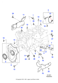 JDE39502 - Jaguar Engine cover | Jaguar Land Rover Classic Parts