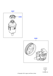 LR006462 - Land Rover Pump - Power Steering | Jaguar Land Rover Classic ...