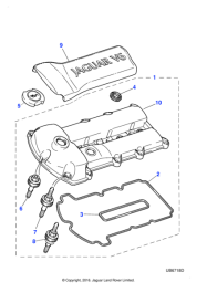XR851930 - Jaguar Camshaft cover gasket | Jaguar Land Rover Classic Parts