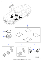 Gear Selector - Black Leather Top | Jaguar Land Rover Classic Parts